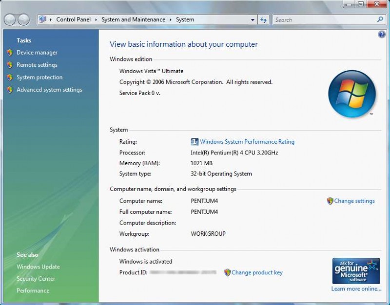 How to Change Windows Vista Product Key - Tech Journey