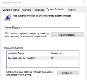 Disable and Turn Off System Restore (System Protection / Shadow Copy ...
