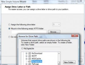 How To Mount and Access New Partition / Volume / Drive As Folder Path ...