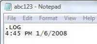 Showing Current Time and Date in Notepad (Easter Egg Function) - Tech ...