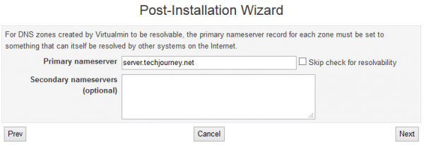 Install & Set Up Linux Web Server with Virtualmin Control Panel - Tech Journey