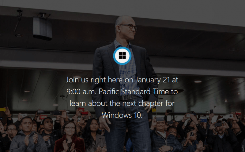Watch Windows 10 Features Unveiling Event Livestream Webcast - Tech Journey