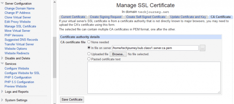 Install Intermediate CA Certificate (Chain Cert) in Apache HTTPD Server ...