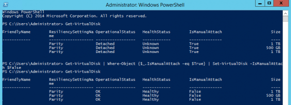 Storage Spaces Virtual Disks Is Not Writable Read Only And Not Auto Attach Tech Journey