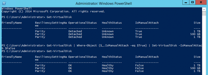 Storage Spaces Virtual Disks Is Not Writable (Read-Only) & Not Auto-Attach - Tech Journey