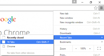 Restore Previous Session & Reopen Last Closed Tabs in Google Chrome ...