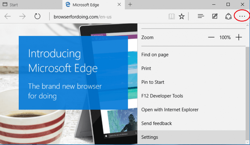 Show or Hide the Home Button in Edge Web Browser - Tech Journey