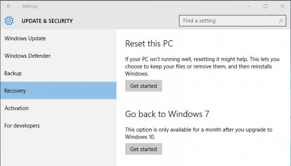 Uninstall Windows 10 to Rollback & Downgrade to Windows 8.1 or Windows ...