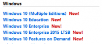 Windows 10 Enterprise / Pro / Home / Education ISOs Released on MSDN ...