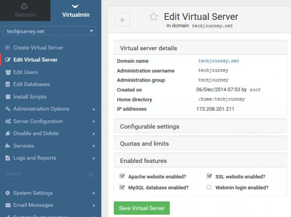 How To Use Lets Encrypt Ssl Certificate Automatically In Virtualmin Webmin Tech Journey