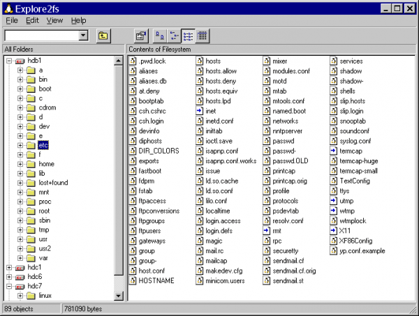 Access (Read & Write) Linux Ext2 / Ext3 / Ext4 / HFS+ / ReiserFS ... Access (Read & Write) Linux Ext2 / Ext3 / Ext4 / HFS+ / ReiserFS ...