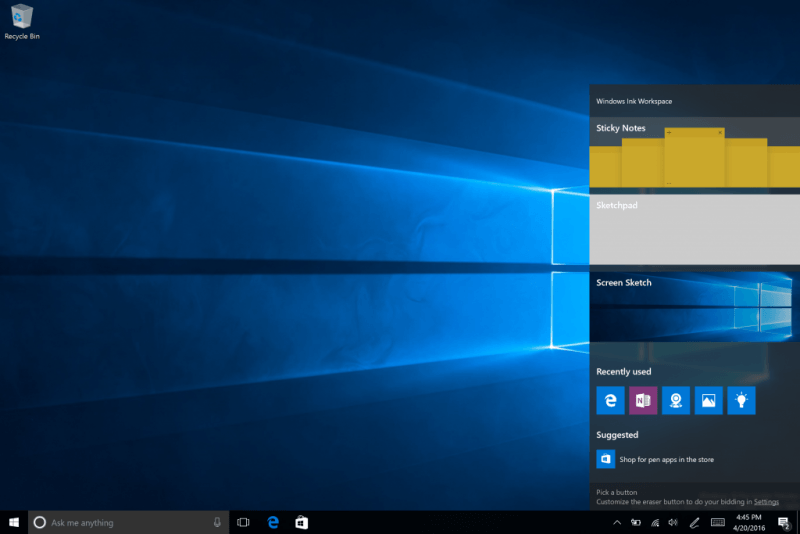 Windows 10 Build 14328 with Windows Ink Released - Tech Journey