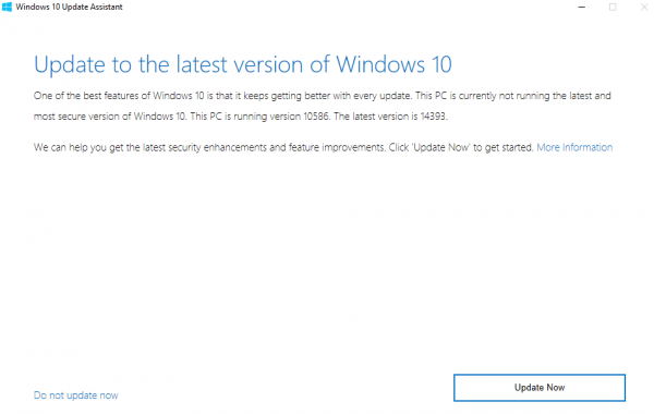 How to Download & Install Feature Update to Windows 10 Version 1607 ...