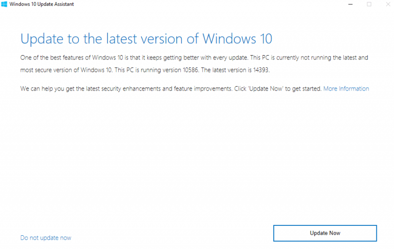 How to Download & Install Feature Update to Windows 10 Version 1607 ...