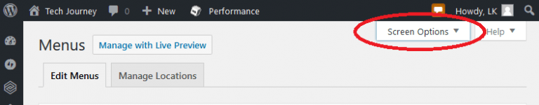 Add Additional Custom CSS Class to WordPress Menu Items - Tech Journey