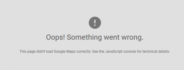 Google Maps API Referrer Not Allowed Error - Tech Journey