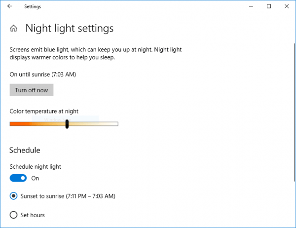 How to Reduce Blue Light in Windows 10 with Night Light (Night Shift ...