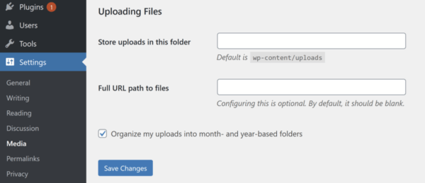 How to Change WordPress Media Uploads Path & URL Folder Location - Tech Journey