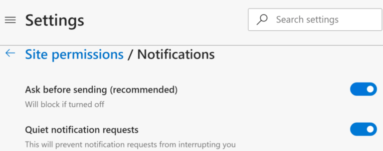 How To Block Requests To Allow And Send Notifications In Chrome Firefox And Edge Tech Journey