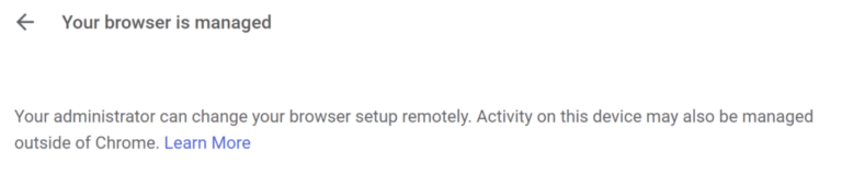 Stop Chrome / Edge Browser is Managed by Your Organization - Tech Journey