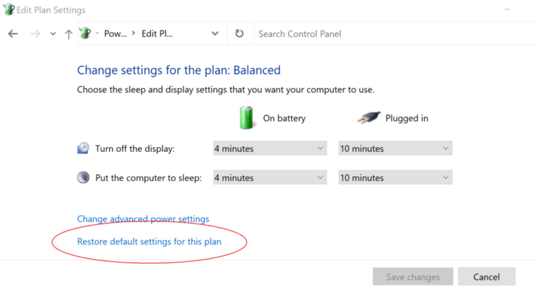 How to Reset & Restore Power Plans to Original Default Settings in ...